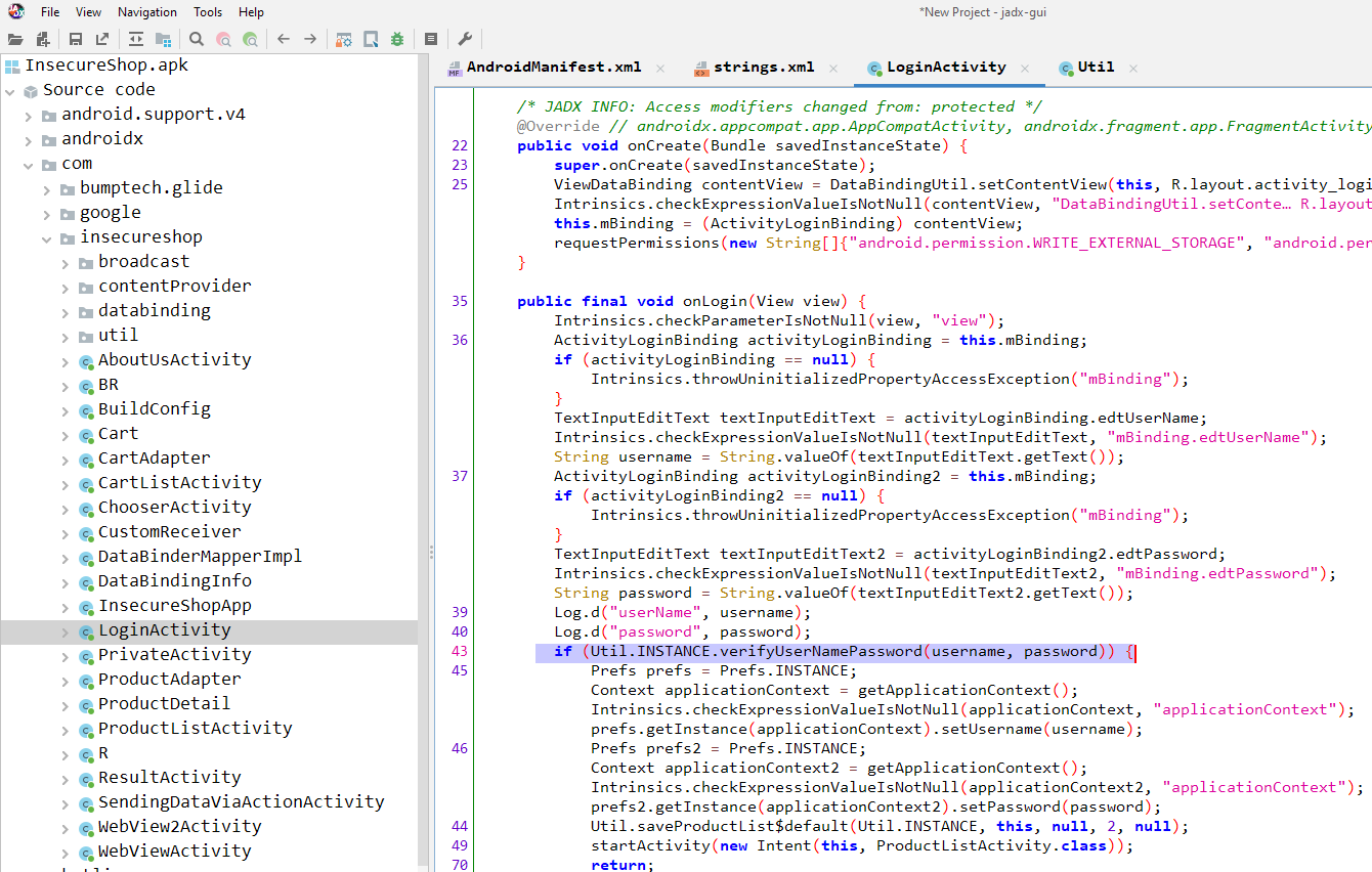 Walkthrough of The InsecureShop Android Vulnerable Application | Muhammad Adel